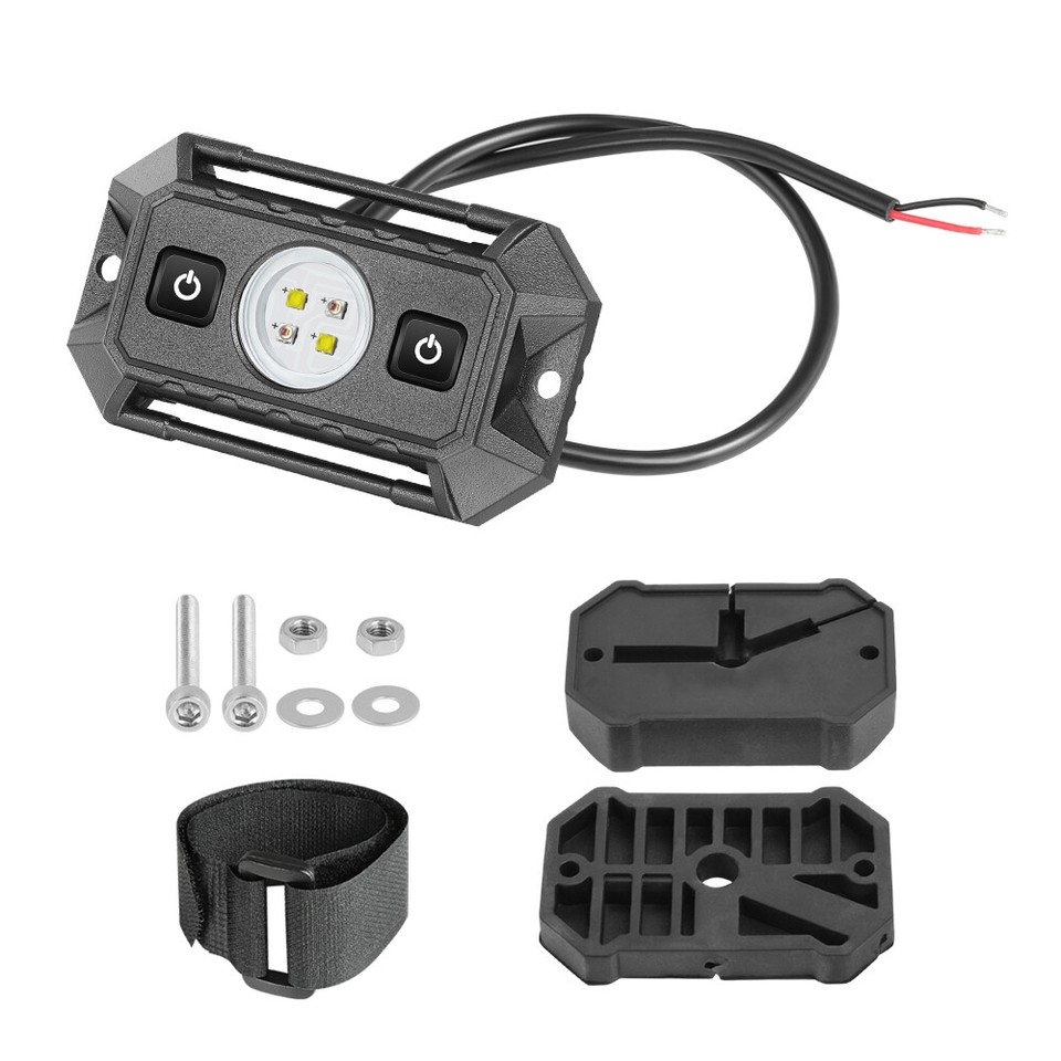 RED White Car UTV Interior LED Dome Map Reading Light Roll Bar Cage ...