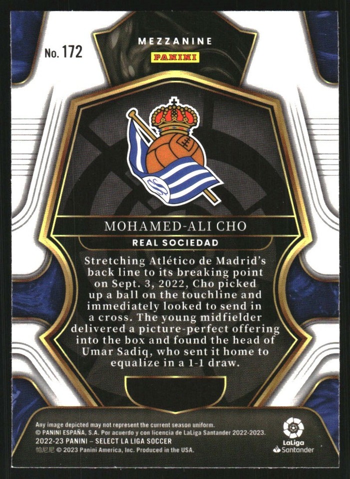 2022-23 Select La Liga #172 Mohamed-Ali Cho | eBay