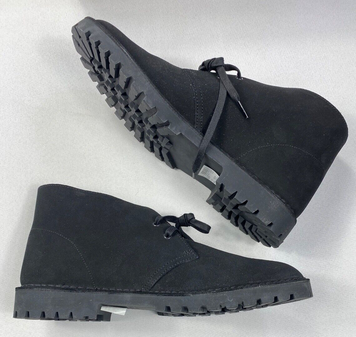 Men's Clarks Originals 26162705 Black Suede Desert Rock Men's Clarks Originals 26162705 Black Suede Desert Rock