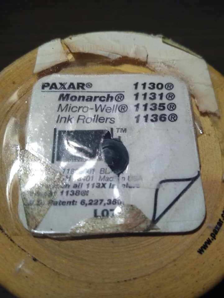 Monarch 1100 Series Senso Labels Color is Yellow 8 rolls with ink ...