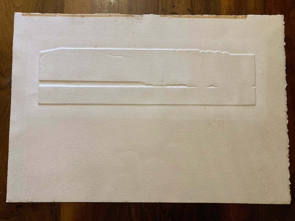 Belle Large Engraving Embossing Jean Claude Reynal Landscape Paper ...