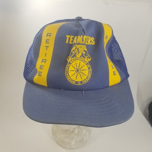Vintage Teamsters Hat Cap International Brotherhood Retiree Mesh ...