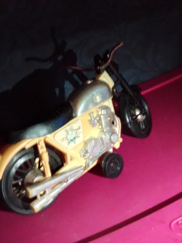 Rare Vintage 1980 Mego CHiPs California Highway Patrol Motorcycle Toy ...