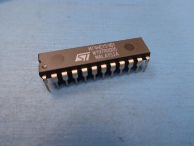 (1) ST MICRO M74HC154B1 4 to 16 LINE DECODER DEMULTIPLEXER 24 PIN DIP ...