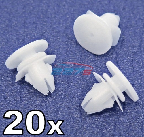 20x Volvo Door Moulding Clips, Exterior Bumpstrip Clips, V70, XC70, S80 ...