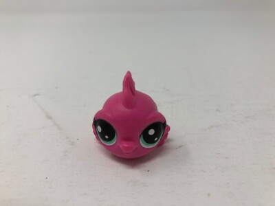 Mini LPS Pink And Yellow Fish With Teal Eyes Littlest Pet Shop Hasbro ...