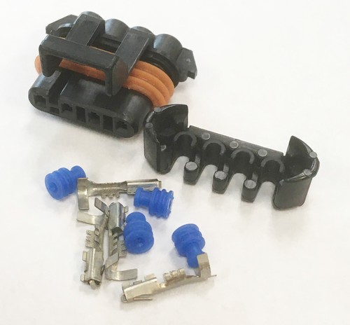 12162144 Delphi 4-Way Female Metri-Pack 150 Series Connector, Terminals ...