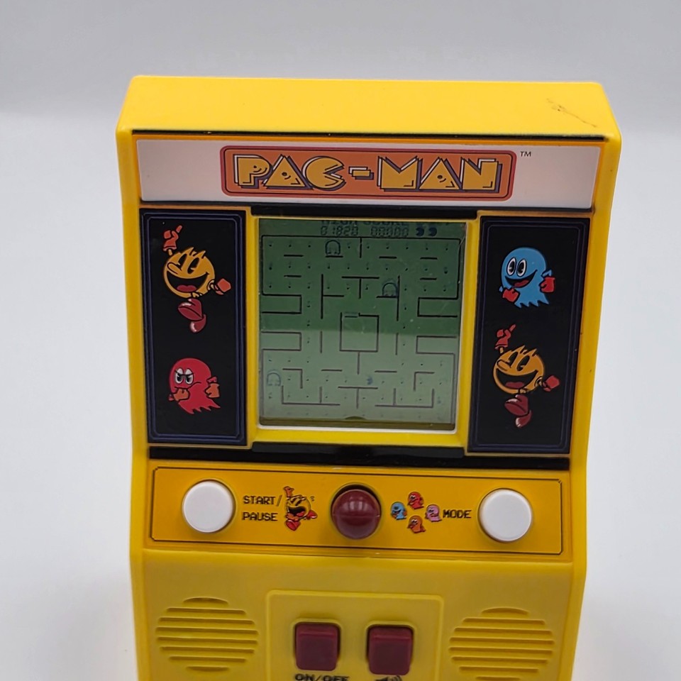 Pac-Man Mini Arcade Game Bandai Namco 09521 Miniature Electronic Tested ...