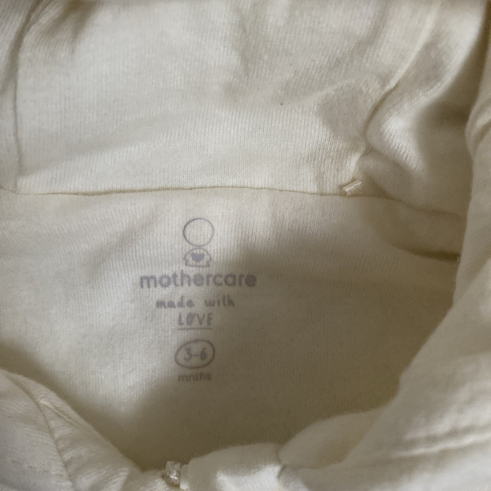 Cream teddy pram suit 3-6 months baby unisex mothercare | eBay