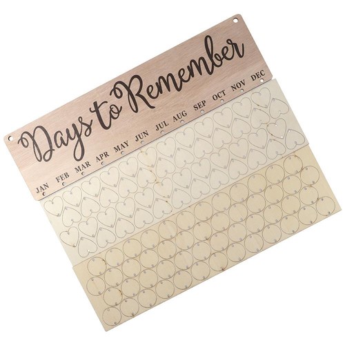 DIY Calendar Reminder Wall Calendars Wall Wooden Calendar Home ...