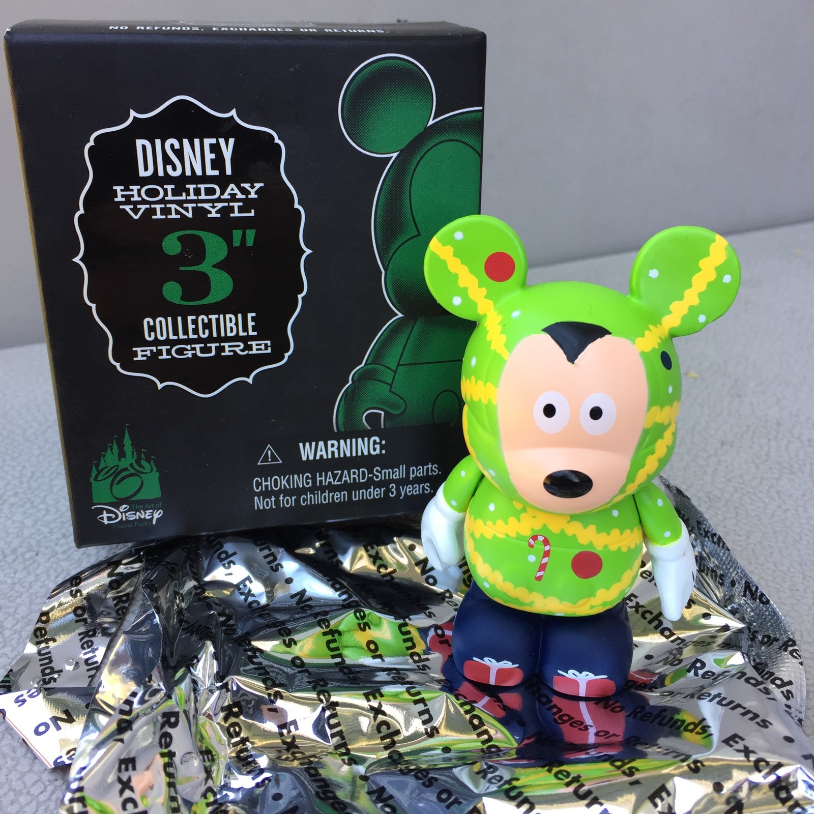 DISNEY VINYLMATION Holiday Series 1 Christmas Tree Mickey Vinylmatio 3 ...