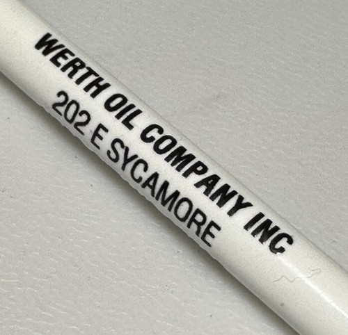 Vintage Ness City Kansas Werth Oil Company Advertising Energy Gas ...