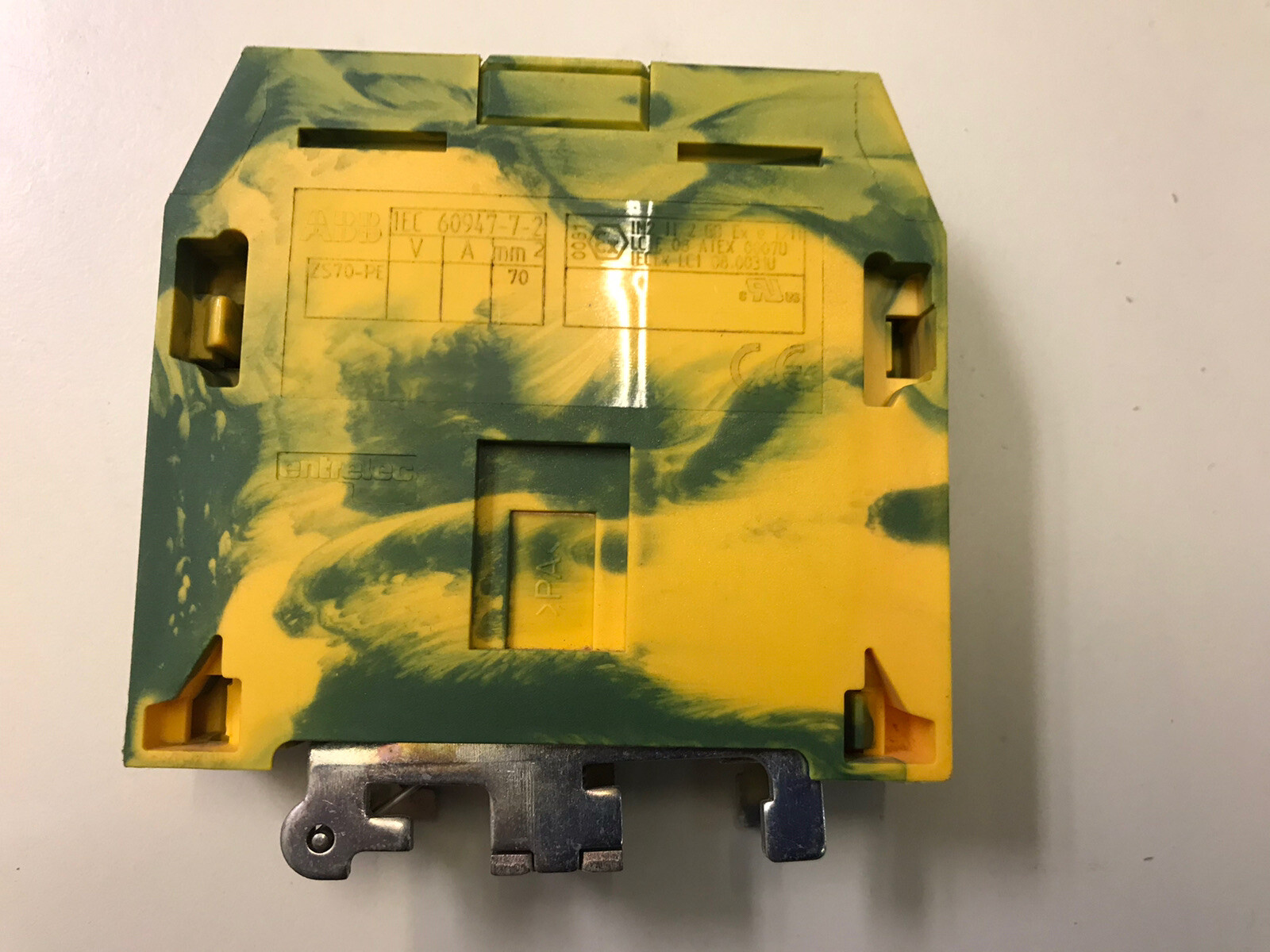 10stk ABB 571-ZS70-PE Din-Schienenanschlussblöcke Pow snk Screw | eBay