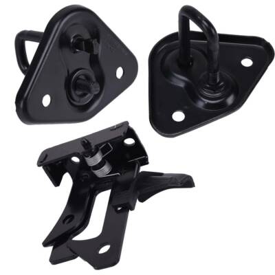 3 PCS FOR Mercedes Benz W201 W204 Hood Safety Catch Latch Lock Kit ...