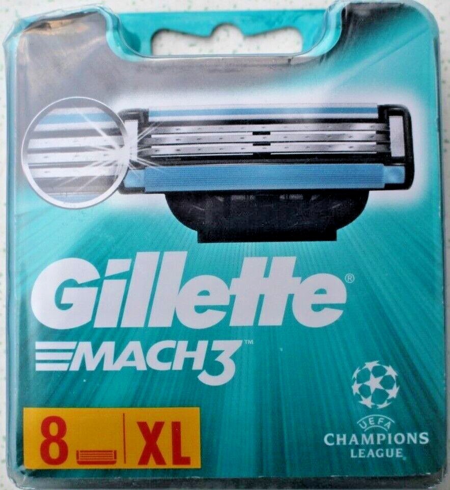 GILLETTE MACH 3 BLADES GENUINE UK STOCK | eBay
