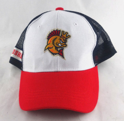 Kenosha Kingfish Baseball Snapback Hat Cap Blue White Red Adjustable ...