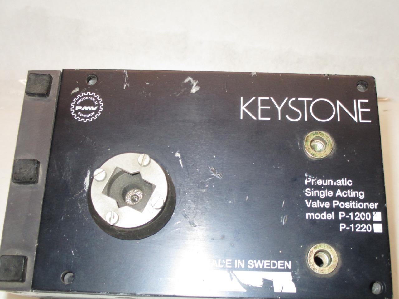 Keystone PMV P-1200/P-1220 Pneumatic Single Acting Valve Positioner | eBay