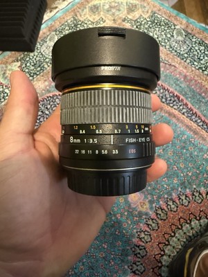 ProOptic Adorama 8mm F3.5 Aspherical Fisheye CANON Lens | eBay