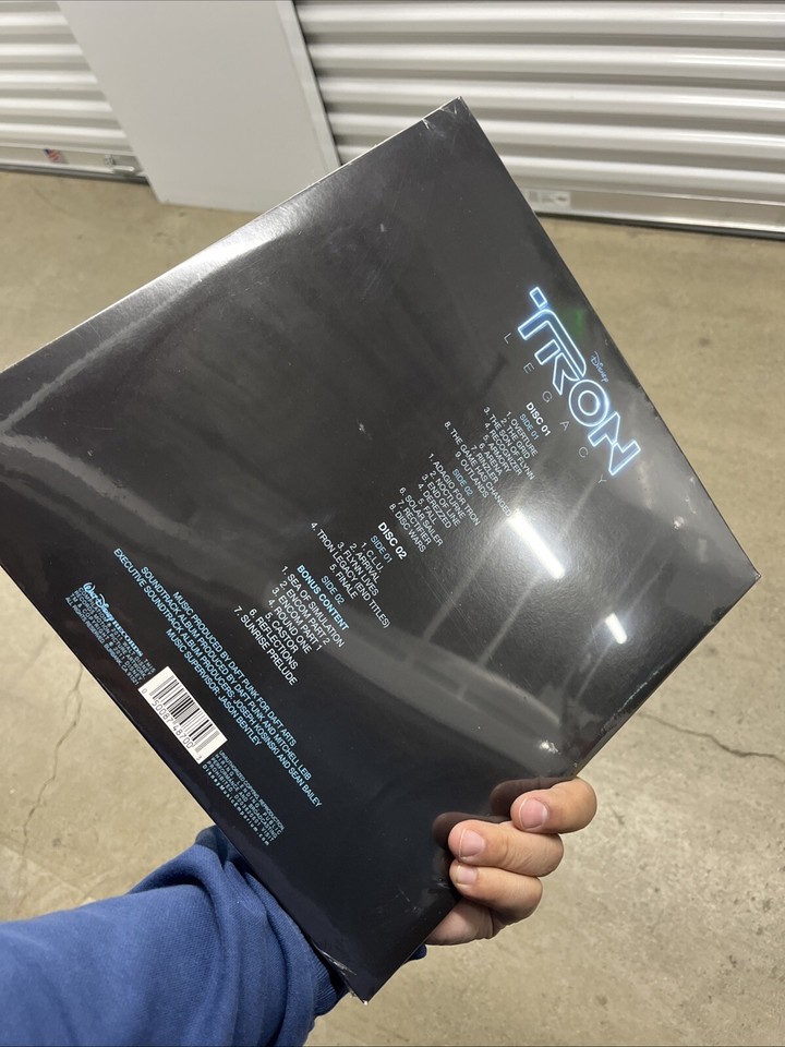TRON LEGACY LIMITED COLORED BLUE VINYL RECORD LP DAFT PUNK TARGET ...