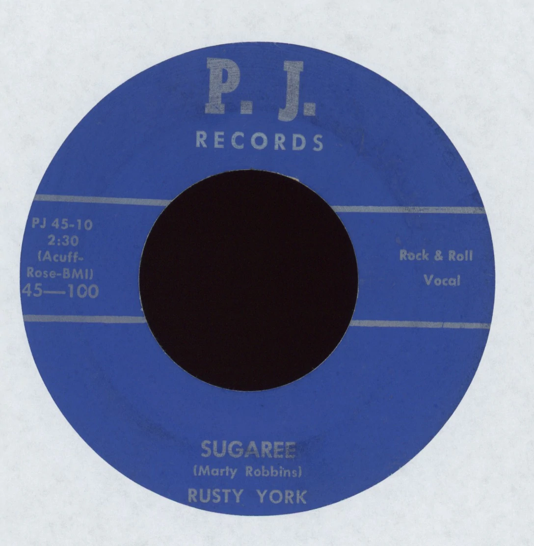 Rockabilly 45 - Rusty York - Sugaree on P.J. | eBay