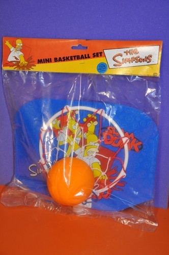 The SIMPSONS "MINI BASKETBALL SET" UNOPENED=Dated 2000 | eBay