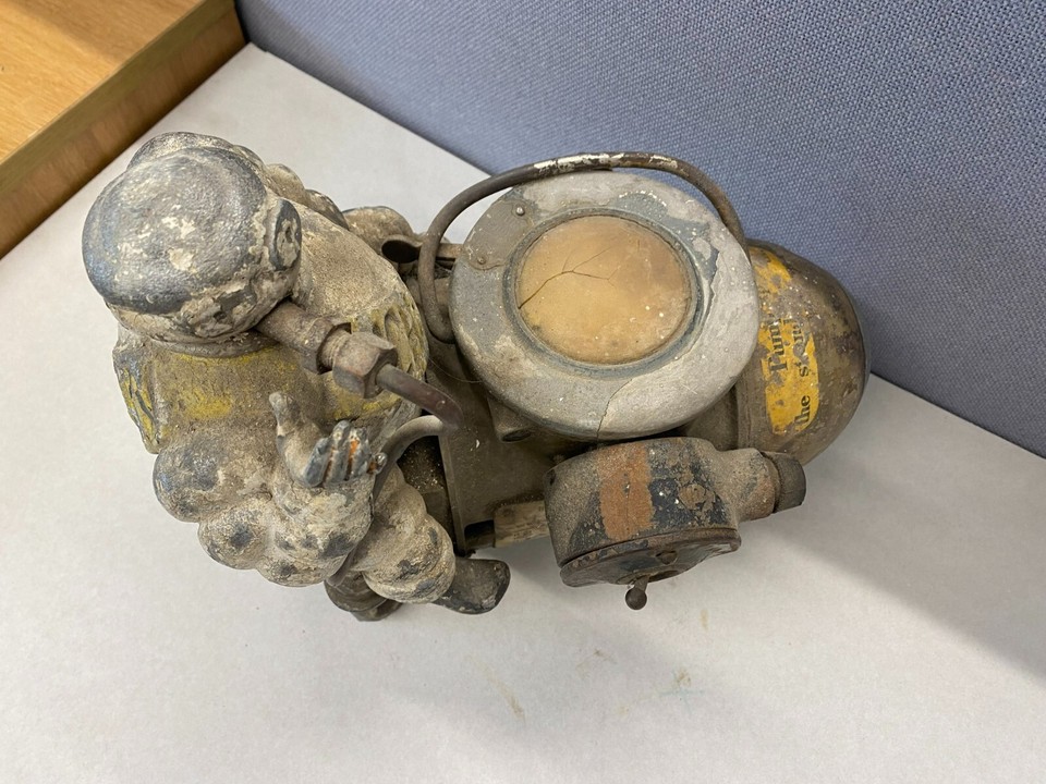 Vintage Rare 1930’s French Cast Iron Michelin Man (Bibendum) Air ...