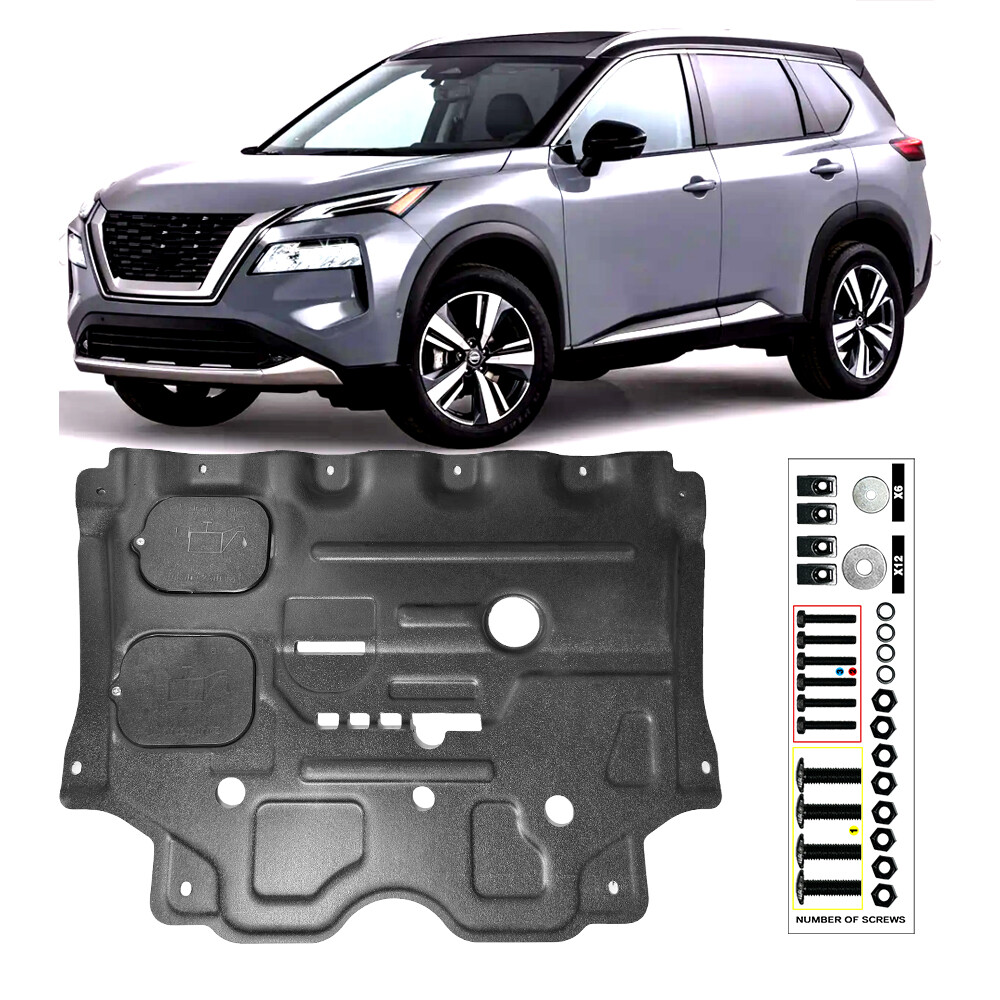 For Nissan Rogue 2022-2023 Auto Engine Cover Chassis Guards Shield Mud ...