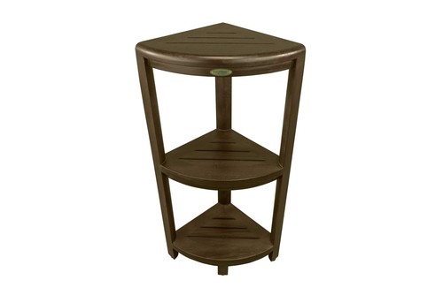 3 Tier Teak Shower Table Standing Shower Caddy Teak Shower Caddy Shower ...