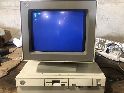 VINTAGE IBM PERSONAL SYSTEM/2 MODEL 55 SX DESKTOP COMPUTER + IBM ...