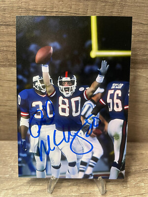 Phil McConkey New York Giants Hand Signed 4x6 Photo TC46-5301 | eBay