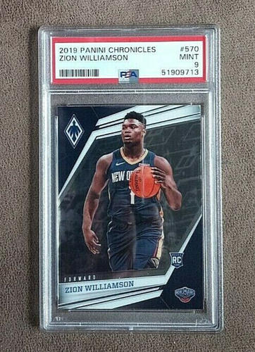 2019-20 Panini Chronicles Phoenix Zion Williamson RC Rookie #570 ~ PSA ...