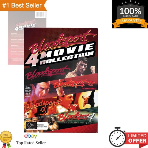 4-Disc Bloodsport Collection with Jean-Claude Van Damme - 375 Minutes ...