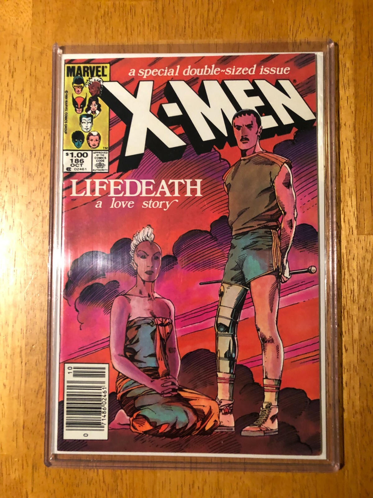 Uncanny X-Men #186 1984 NM+ RARE NEWSSTAND 3RD FORGE APPEARANCE ...