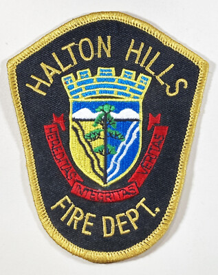 Halton Hills Ontario Canada Fire Dept Patch | eBay