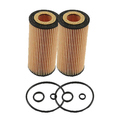 Hengst Set of 2 Engine Oil Filters For Dodge 2500 3500 Mercedes ...
