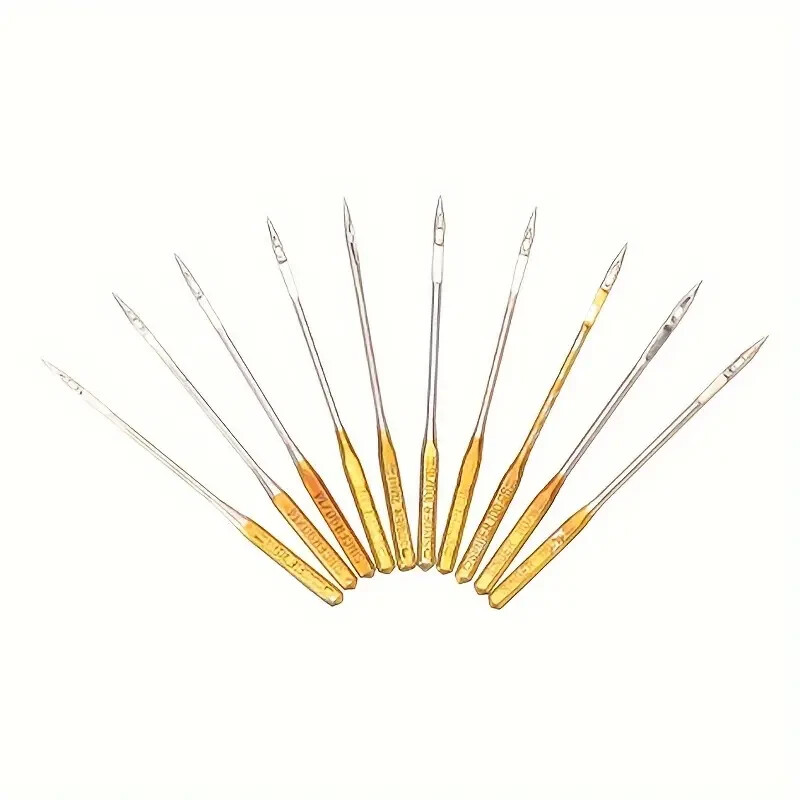 10 Pcs (One Packet) Universal Home Sewing Machine Needles Singer ...