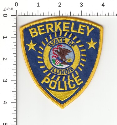 BERKELEY --- ILLINOIS POLICE COLLECTIBLE PATCH | eBay