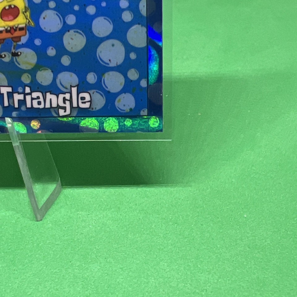 2025 Topps Chrome SpongeBob “Bikini Bottom Triangle” Bubble Fractor 52/ ...