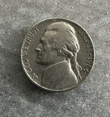 1964 Jefferson Nickel D Mint Mark on reverse | eBay