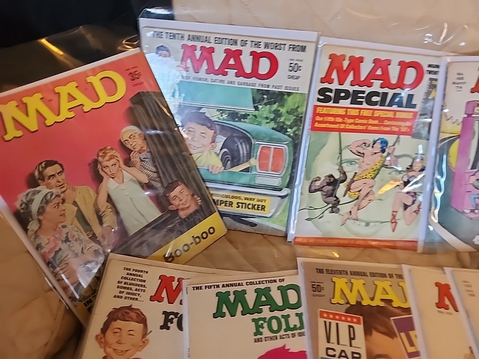Lot of 16 vintage MAD Magazines | eBay