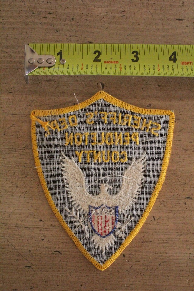 Sheriff's Dept Pendleton County Uniform Shield Shoulder Patch NEW ...
