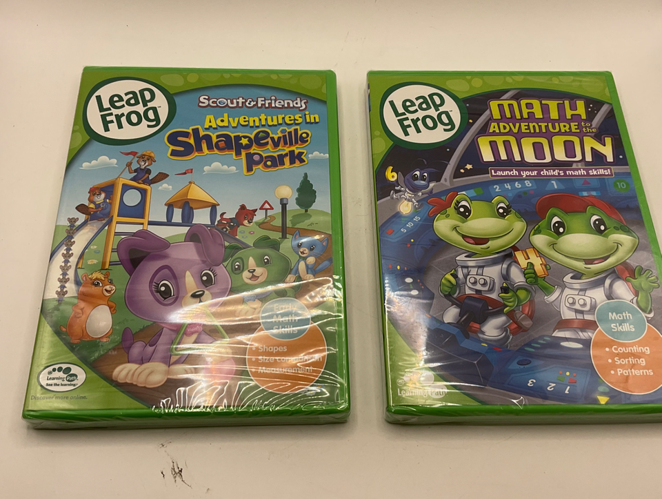 LEAP FROG SEALED EDUCATIONAL DVDS - 5 DVD'S MATH & READING KIDS ...