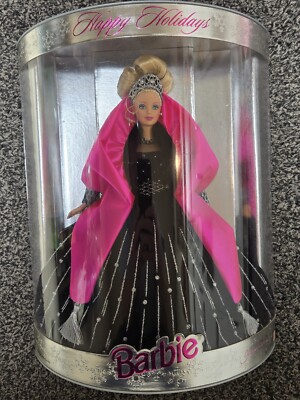 RARE 1998 Happy Holidays Mattel Barbie Misprint/Box Error NRFB | eBay