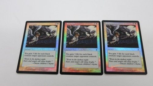 3x FOIL STARLIGHT SORCERY 7TH EDITION CORE SET MTG MAGIC THE GATHERING ...