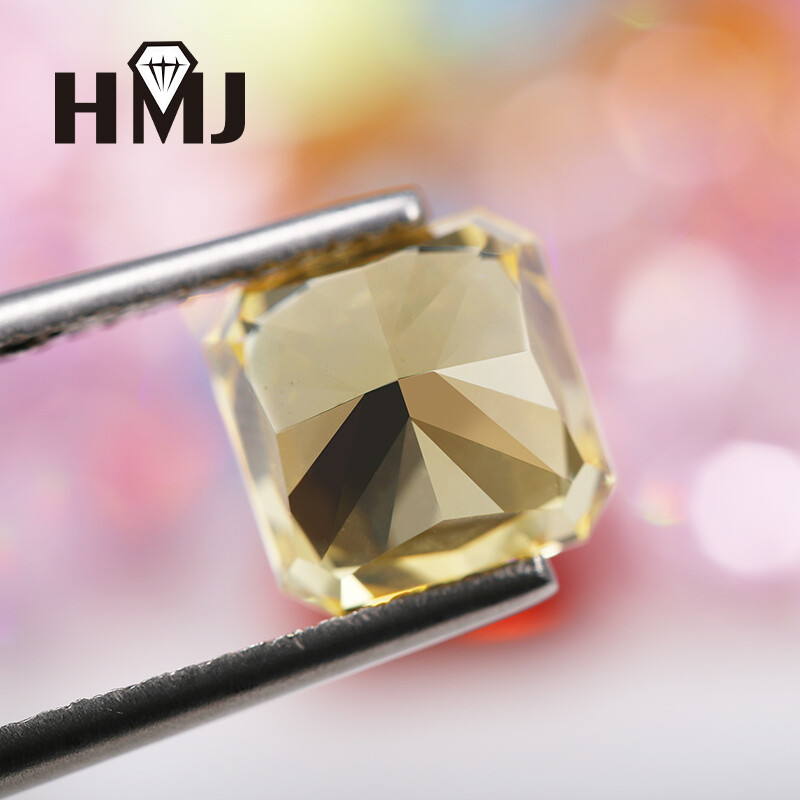 High Carbon Diamond Lab Cubic Zirconia Multicolor Crushed Ice Radiant ...