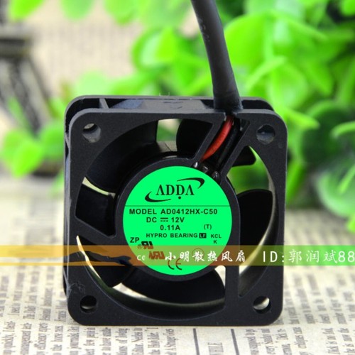 ADDA AD0412HX-C50 4CM 4020 12V 0.11A Small Industrial Quiet Cooling Fan ...