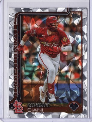 2025 Topps Baseball Diamante Parallel Michael Siani St. Louis Cardinals ...
