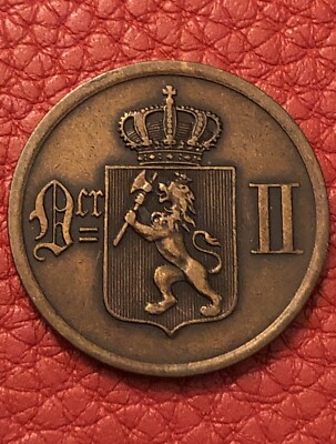 1876 Norway 2 Ore Coin WE COMBINE ON SHIPPING | eBay