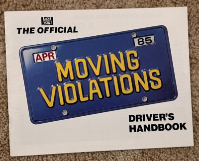 MOVING VIOLATIONS 1985 MOVIE PRESSBOOK JOHN MURRAY JENNIFER TILLY | eBay