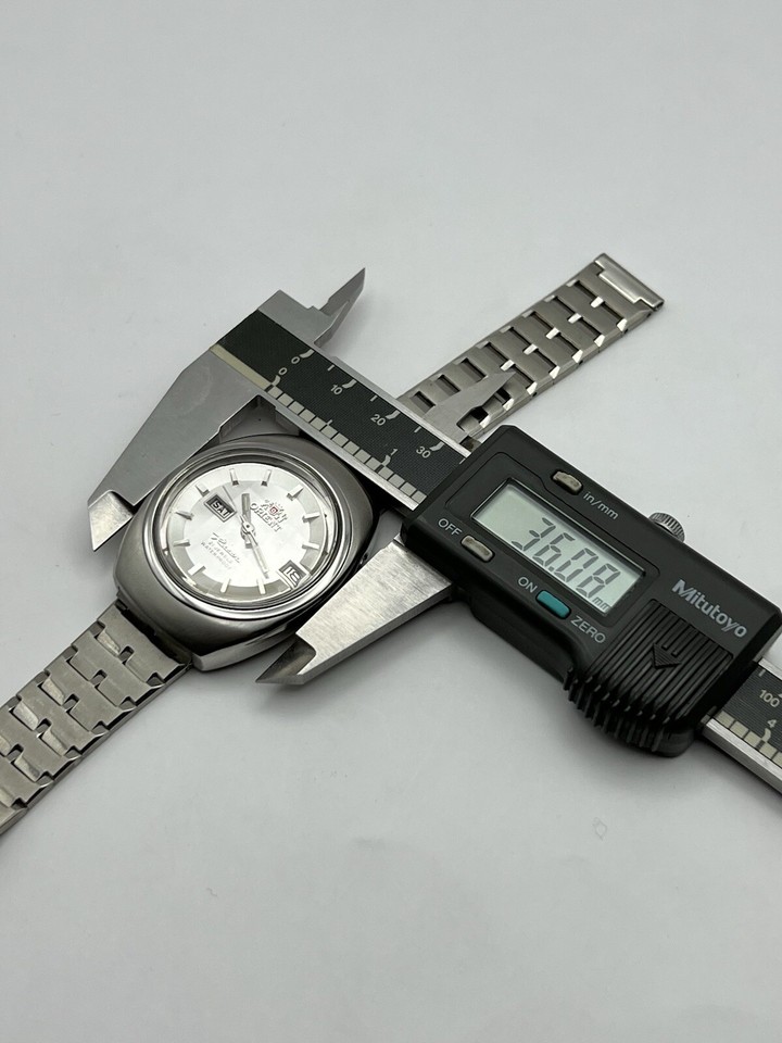 Rare Vintage Orient Racer Automatic 21 Jewels Day/Date Men’s Wristwatch ...